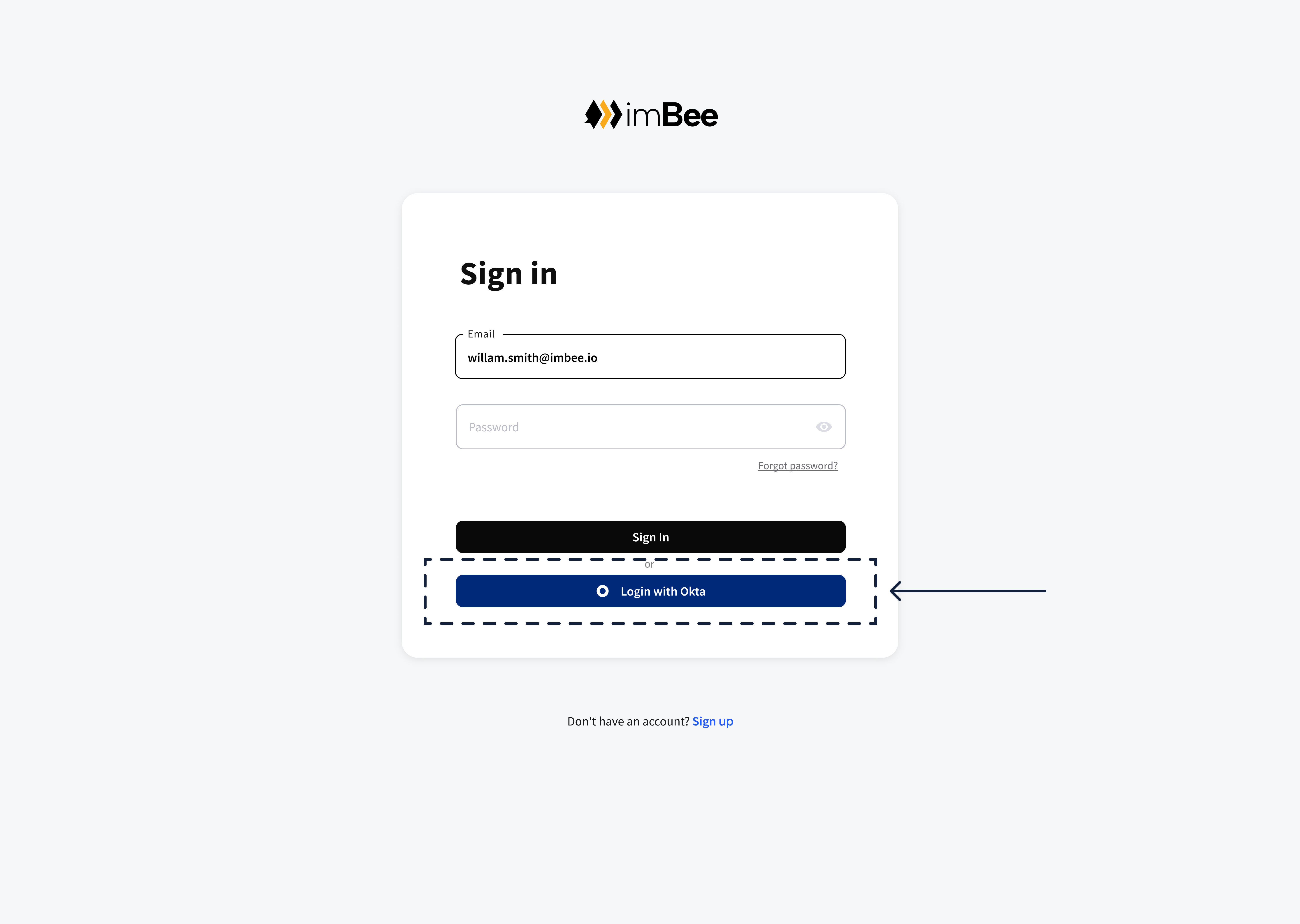 SSO Login with Okta Integration